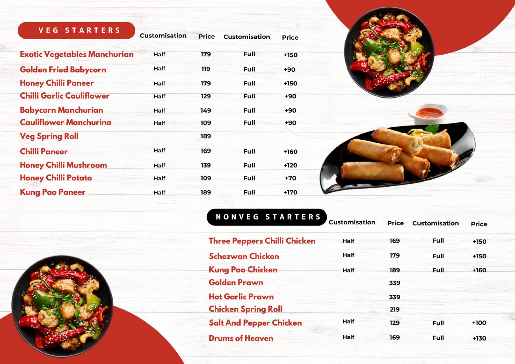 Akarsh Pride | Menu